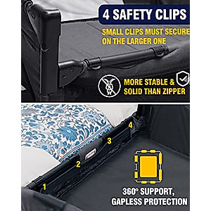 Beka Baby 4 in 1 Bassinet Bedside Sleeper, Baby Bedside Crib 4 Functions, Bedside Bassinet Crib Sleeper, Playard, Changing Table, Baby Bassinet for Newborn Baby