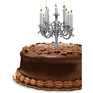 Fred & Friends Cake Candelabra Cake Topper with Candles