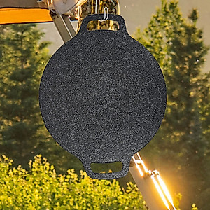 Korean BBQ Pan, Korean Barbecue Grill Pan Round BBQ Grill Pan Korean 6-Layer Coating Curved Shape for BBQ Parties