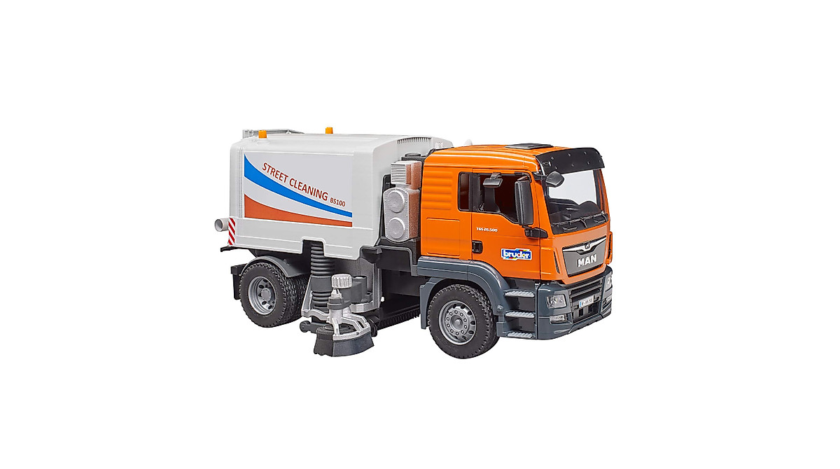 Bruder MAN TGS Street Sweeper - Realistic Toy Truck