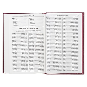 KJV Holy Bible, Pew and Worship Bible Red Letter Edition Hardcover - Ribbon Marker, King James Version, Burgundy (KJV Pew and Worship Editions)
