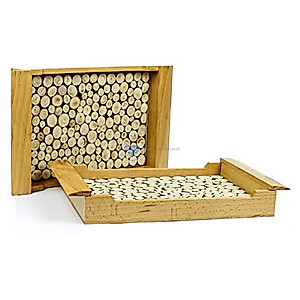 Premium Wood Crafted Steamed Beech Wooden Serving Tray | Kitchen Decor Food Cart | Nautical Gifts | Nagina International