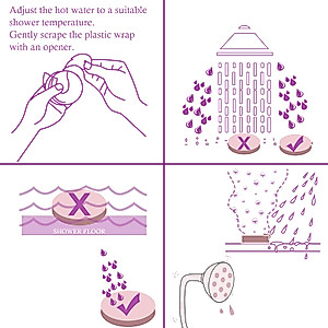 Shower Steamers Aromatherapy - Shower Bath Bombs Variety Pack of 6 for Women or Men, Shower Tablets with Essential Oils for Self Care & Home SPA Relaxation, Birthday Valentines Gift