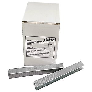 Steel Force 50/14 (5018C) 20 Gauge Staples 1/2 Inch Crown 9/16 Inch Length 5,000-Pack for Upholstery, Decoration, DIY, Furniture, Doors and Windows
