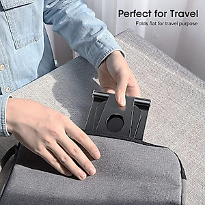 OMOTON Fully Foldable Tablet Stand, Black