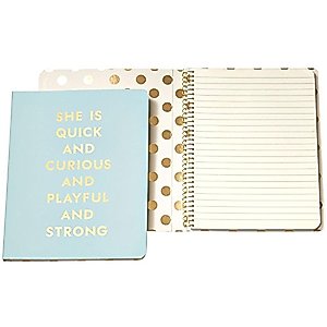 Kate Spade Notebook, Quick & Curious (Blue) (143527)