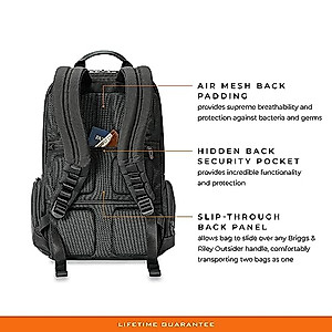 Briggs & Riley HTA, Black, Large Cargo Backpack