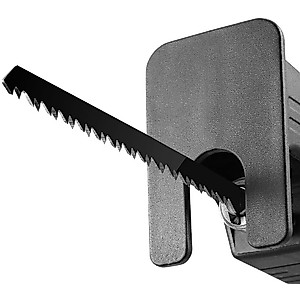 QINALO Electric Drill Reciprocating Saw Adapter, Electric Reciprocating Saw Accessory Kit with Wireless Adapter Kit and Ergonomic Black Handle, Portable Electric Jig Saw for Wood and Metal Cutting