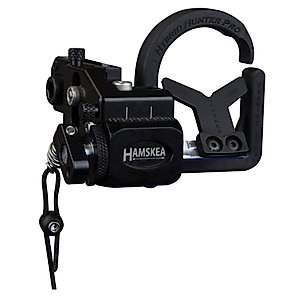 Hamskea Archery Solutions Hybrid Hunter Pro Left Hand Micro Tune All Black Arrow Rest (210882)
