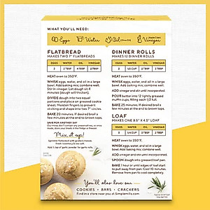 Simple Mills Almond Flour Baking Mix, Artisan Bread Mix - Gluten Free, Plant Based, Paleo Friendly, 10.4 Ounce (Pack of 1)