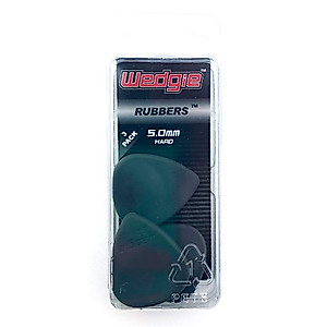 Wedgie WRPP50H Rubber Guitar Picks 5.0mm Hard, 3 Pack