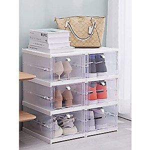 GOJUSO Folding Storage Organizer Box for Hats Baseball Caps Organizer 3-Tier Shoe Rack Hat Rack