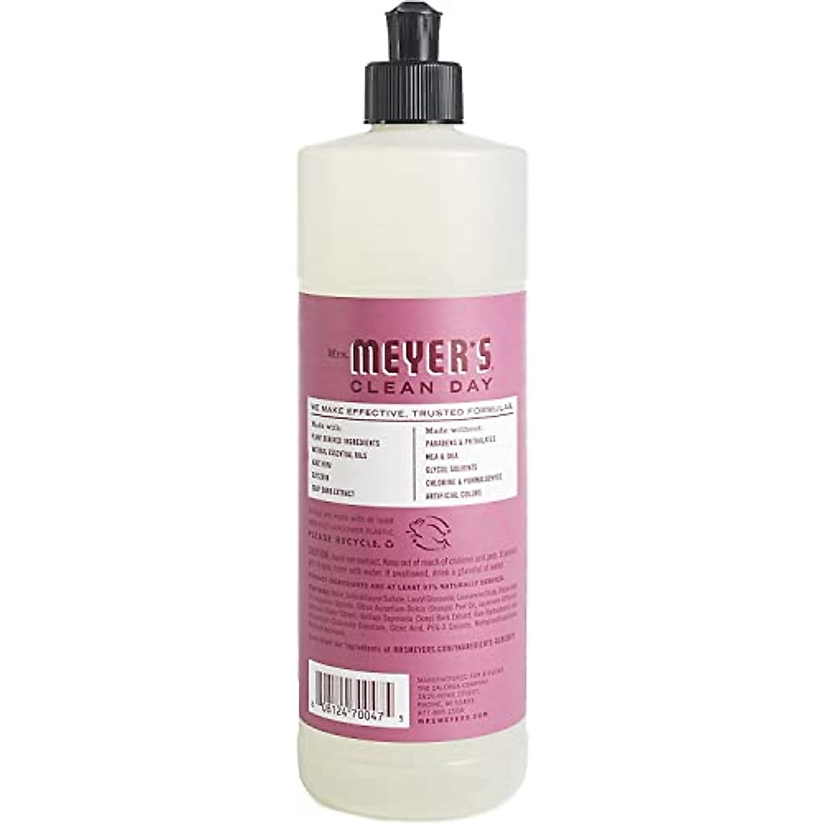 MRS. MEYER'S CLEAN DAY Liquid Dish Soap, Biodegradable Formula, Mum, 16 Fl Oz. (Pack of 3)