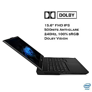 Lenovo Legion 5 Gaming Laptop, 15.6" FHD IPS 500nits 240Hz Dolby Vision, Core i7-10750H, Wi-Fi 6, White Backlit Keyboard, Webcam, USB-C, HDMI, GeForce RTX 2060, Windows 10, 16GB RAM, 512GB PCIe SSD