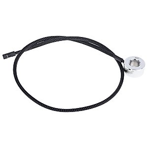 Alphacool 17362 Eiszapfen Temperature Sensor G1/4 IG/IG with AG Adapter - Chrome Water Cooling Monitoring