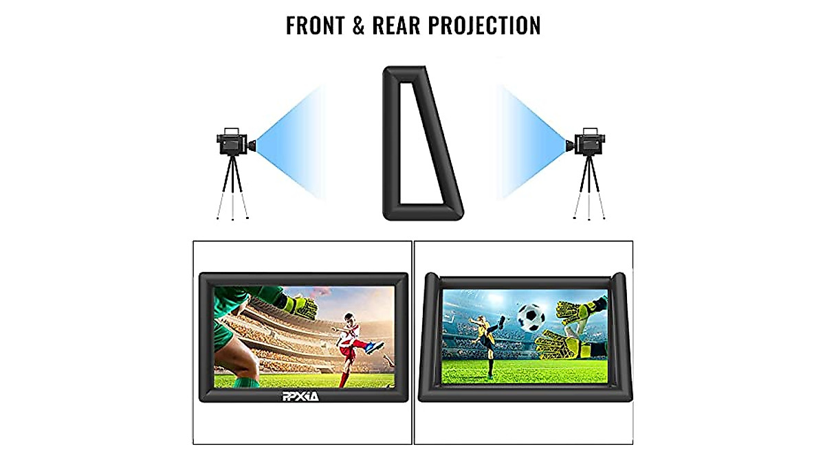 25ft Inflatable Outdoor Movie Screen w/ Blower | PPXIA