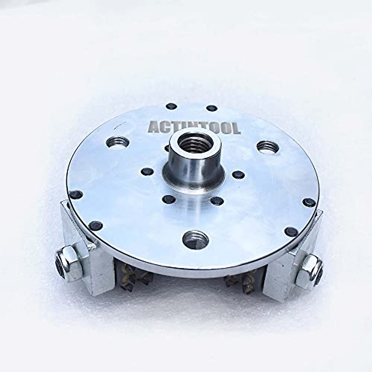 ACTINTOOL Single Plate Coating Removing Concrete Stone Texturing Bush Hammer Bit for Angle Grinder, Concrete Repair Patch Prepare Bushing Hammer Tool for Polisher