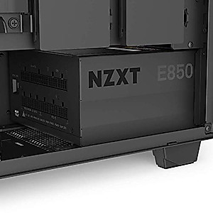 NZXT E850 - NP-1PM-E850A-US - 850-Watt ATX Gaming Power Supply (PSU) - Fully Modular Design - 80 Plus Gold Certified - Silent Operation - Digital Voltage and Temperature Monitoring - 10 Year Warranty