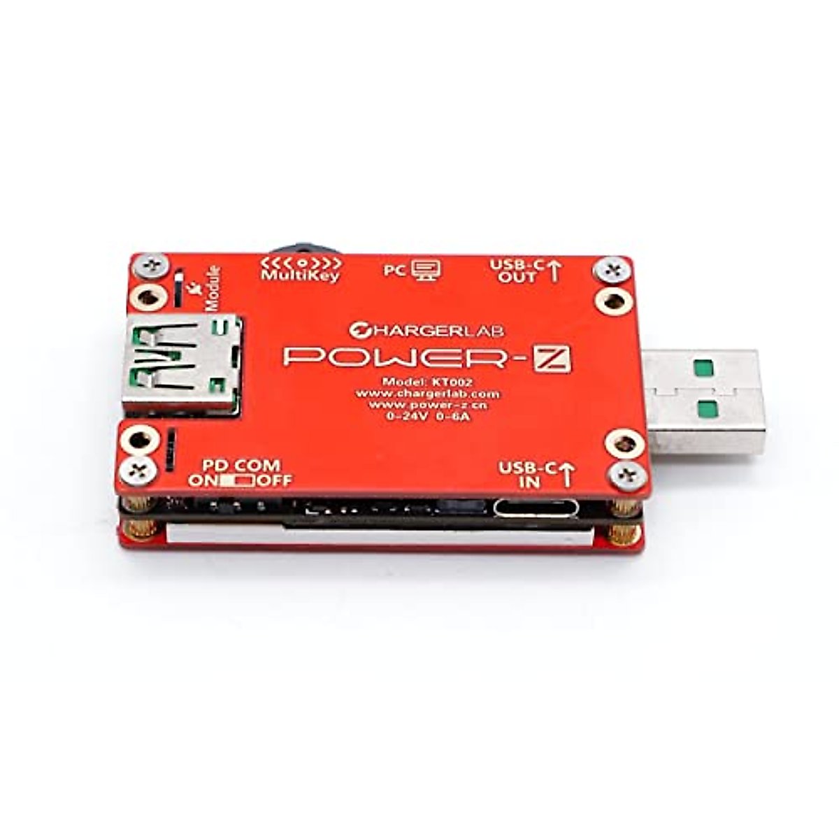 ChargerLAB Power-Z KT002 USB-A PD Tester Voltage & Current Tester Power & Capacity Tester