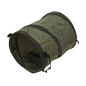 Topyond Camping Trash Can, Oxford Cloth Collapsible Trash Bag, Strong Bearing Capacity Pop-Up Leaf Bags, Reusable Outdoor Trash Garden Yard Trash Bag with Bottom Handle for Garden Picnic