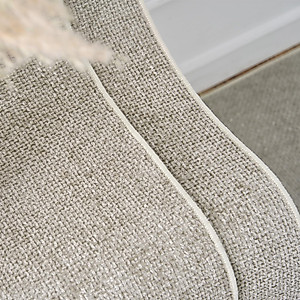 jinchan Modern Area Rug 2x3 Washable Rug Indoor Entryway Doormat Grid Accent Rug Kitchen Rug Geometric Contemporary Rug Non Slip Carpet Soft Rug for Living Room Bedroom Bathroom Home Office Taupe