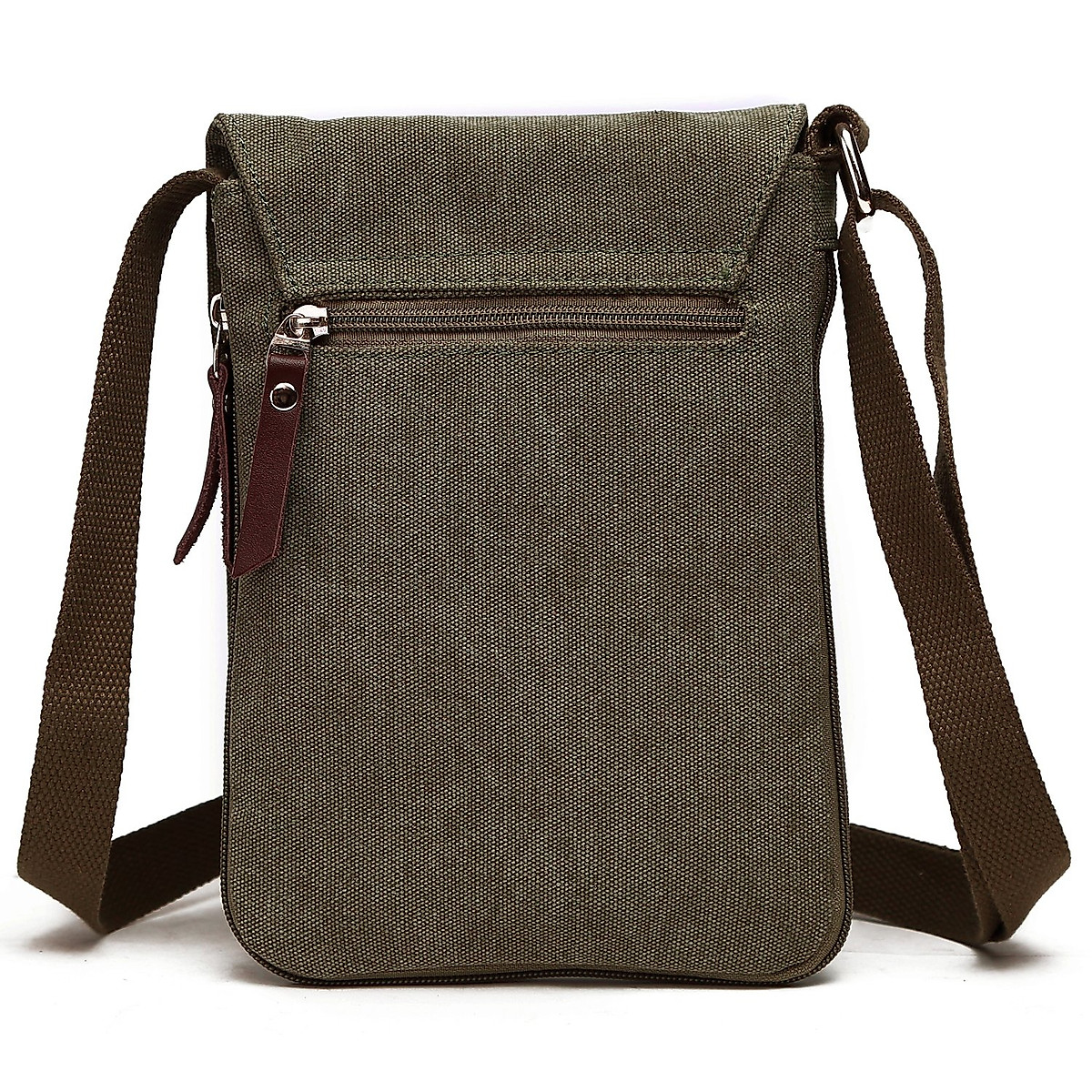 Berchirly Small Messenger Bags Men Mini Sling Crossbody Bag Canvas Classic Field Journey Pack