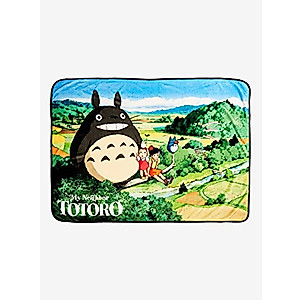 Studio Ghibli My Neighbor Totoro Sisters & Totoros Scenic Throw Blanket - BoxLunch Exclusive