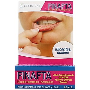 Finafta - Oral anesthetic Treatment for Canker sores and Mouth and Gum irritations