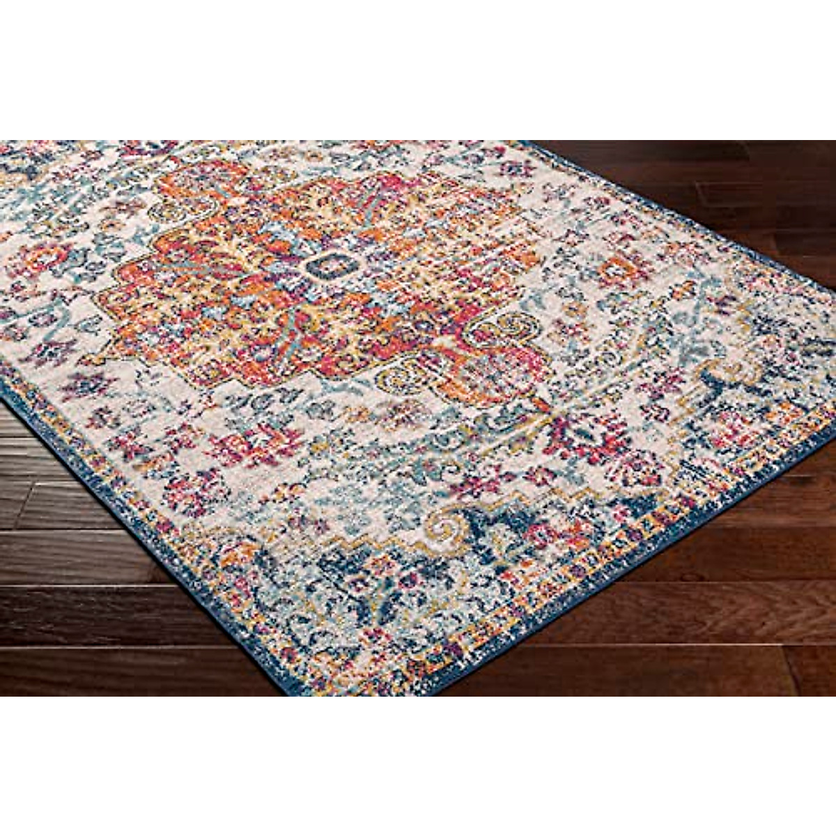 Artistic Weavers Odelia Vintage Bohemian Area Rug,2' x 3',Orange/Navy