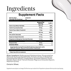 Murad Youth Renewal Supplement – Anti-Aging Beauty Supplement for Smooth, Plump Skin – Collagen and Ceramides Reduce Wrinkles and Fine Lines from Within, 60 Capsules - 30 Day Supply