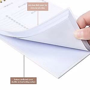 To Do List Notepad 52 Sheets Tear Off Daily Planner,5.8" x 8.4" Organizing To-do Notepads