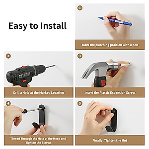 INJORAN Boho Wall Hanging Fruit Baskets for Kitchen 3 Pack Woven Produce Holder with 6 Pcs Strong Hooks Vegetable Hanging Basket for Organizing Teardrop Home Wall Potato Onion Storage, Linen