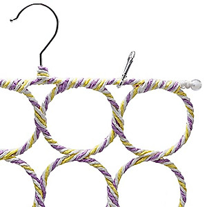 Bird Rope Climbing Net Parrot Swing Hanging Toy for Parakeet Cockatiel Cockatoo Conure African Grey Macaw (Random Color)