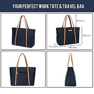 BUG Lightweight Women Laptop Tote Bag for Work, Casual Handbag for Travel Beach College Teacher