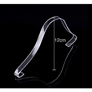sccsport 20pcs Acrylic Clear Sandal Shoe Store Display Stand Shoe Supports Shaper Forms