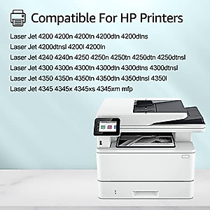 greencycle 1 PK Compatible Q5942X 42X Black Toner Cartridge Replacement for HP Laserjet 4250 4250dtn 4250dtnsl 4250n 4250tn 4350 4350dtn 4350dtnsl 4350n 4350tn Printer