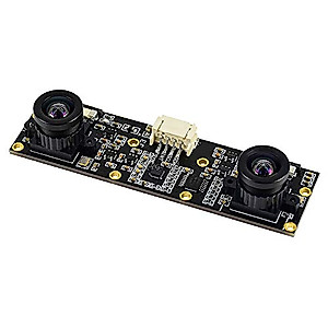 XYGStudy IMX219-83 Stereo Binocular Camera Sensor Module 3280x2464 8MP AI Depth Stereo Vision Dual IMX219 Supports Raspberry Pi 5 RPi CM3/CM3+ Compute Module POE IO Board/Jetson Nano B01