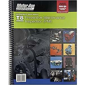 ASE Test Prep Medium and Heavy Truck Study Guide Set - ASE T1-T8 (Motor Age Training)