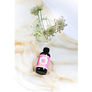 Witch Hazel Alcohol Free Toner by Leven Rose, 100% Pure Organic Facial Rose Water with Rose Petals, Calendula, Cucumber, and Chamomile Flower 4 oz