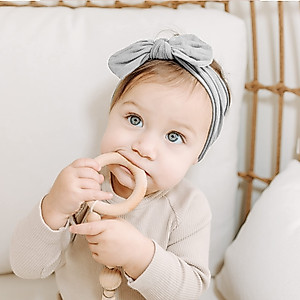 Prohouse 21PCS Baby Nylon Headbands Hairbands Hair Bow Elastics for Baby Girls Newborn Infant Toddlers Kids