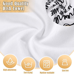 5 Pieces Grandma Kitchen Set Includes 2 Pieces Grandma Dish Towels Microfiber Dish Towels, 2 Pieces Grandma Oven Pads Pot Holder, Grandma Oven Mitt Grandma Gift for Home Birthday Kitchen