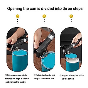 Tourvee Safe Cutting Bottle Opener for Kitchen and Restaurant - Handheld Bottle Opener, Manual, Smooth Edge; Food grade stainless steel bottle opener (black)