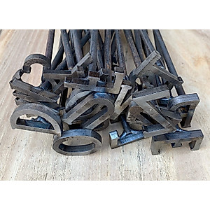 1" Alphabet Branding Iron Set, Letter Branders, Wood Brand