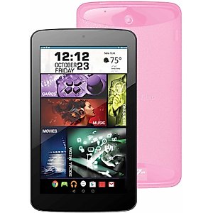 Visual Land ME7QSLWC16PNK Prestige Elite 7" 16GB Quad Core Lollipop Tablet, Pink