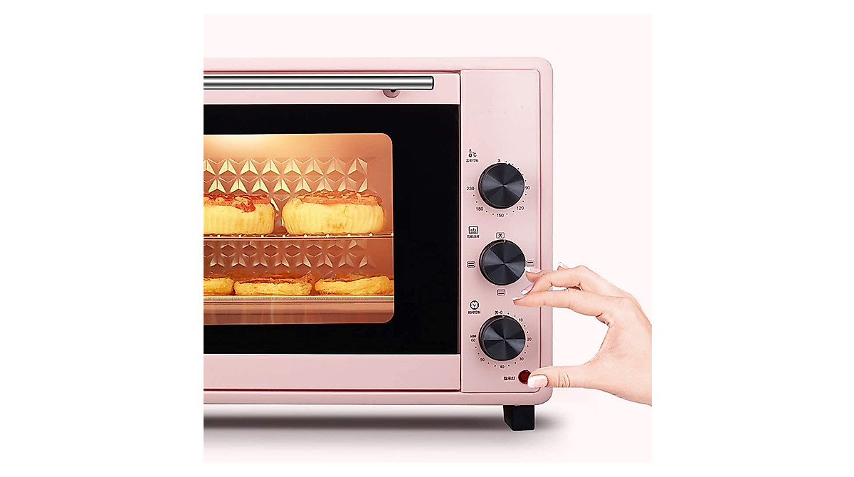 40L Mini Oven with Adjustable Temperature 0-230°C | EleDvb
