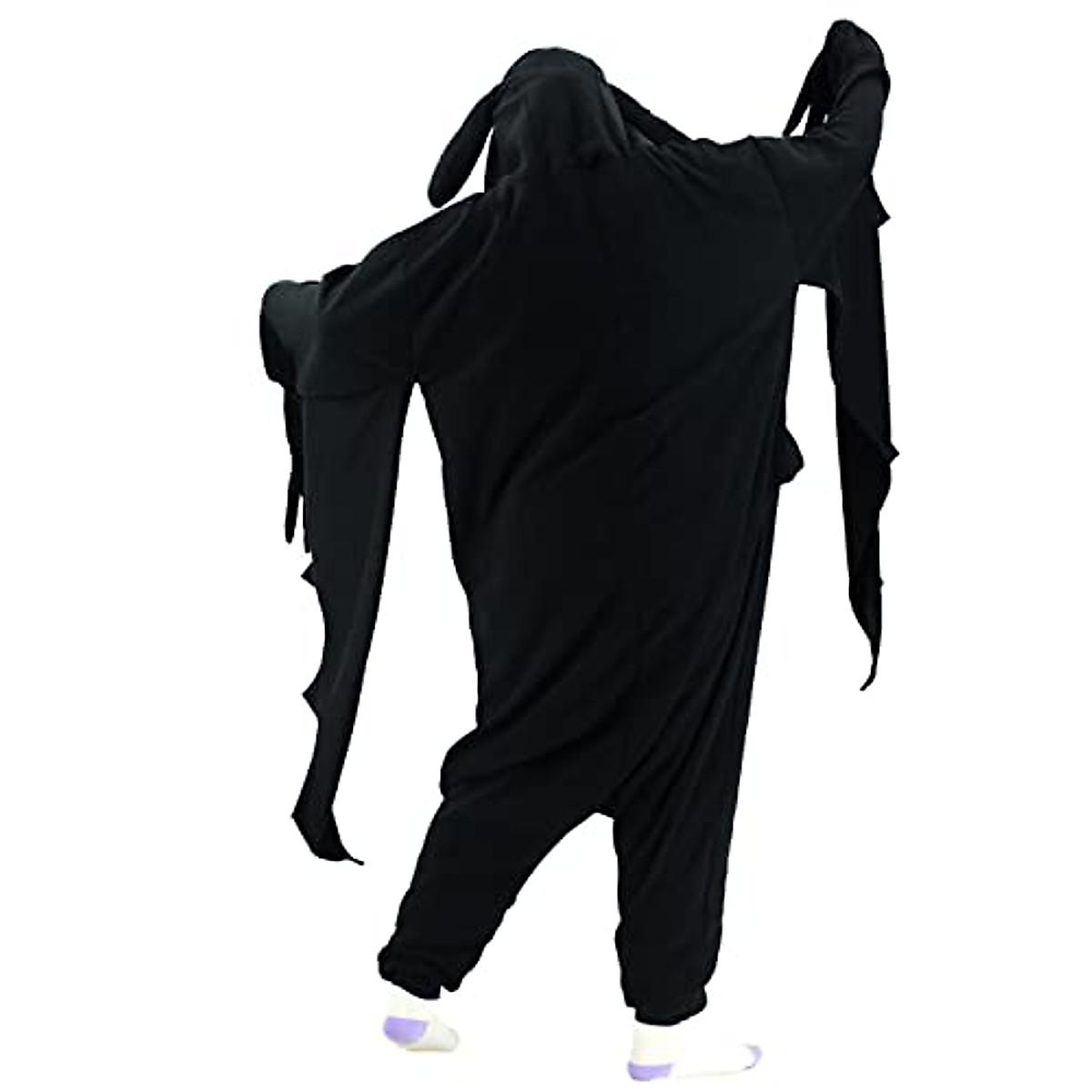 Mothman Halloween Onesie Adult Pajamas Cosplay Animal Homewear Sleepwear Jumpsuit Costume for Women Men
