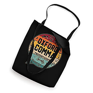 The Oxford Comma Preservation Society Team Oxford Vintage Tote Bag
