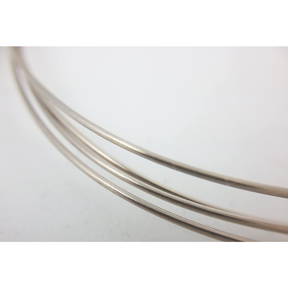 28 Gauge 14K Solid White Gold Wire Dead Soft Round 1 Foot by CRAFT WIRE