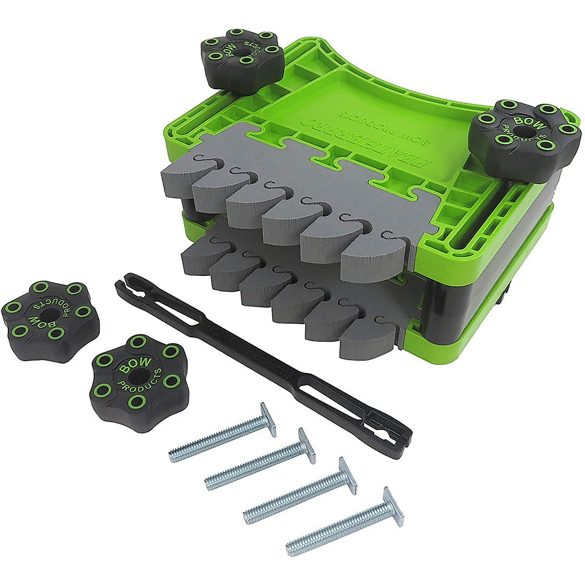 BOW Products FeatherDUO FP3 - Featherboard for Table Saws, Router Tables and Band Saws - Stackable Feather Board with EVA Feathers for Taller Material Feeds - Woodworking Tools and Safety Accessories