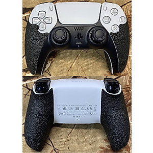 Textured Rubber Grip Tape Overlay Skin for Sony PlayStation 5 PS5 Controller
